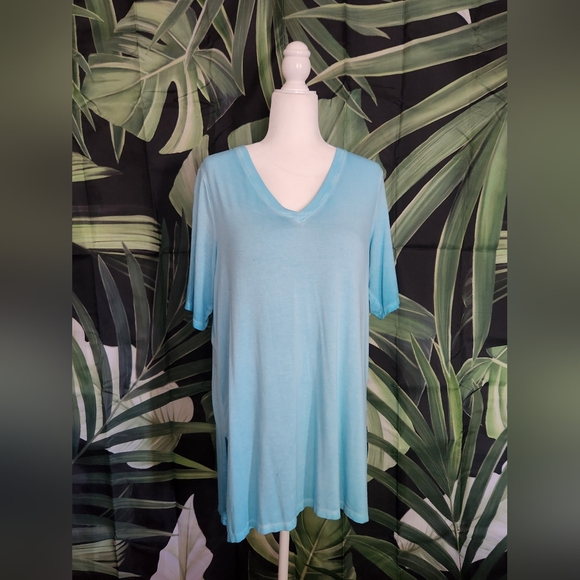 torrid | Tops | Torrid Blue Teal Super Soft Top | Poshmark